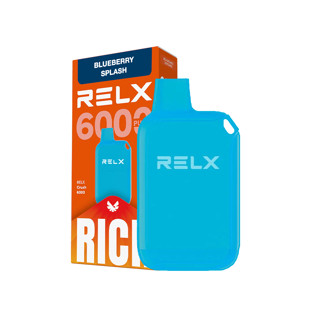 RELX Crush 6000 Puffs Disposable Pod – pod999